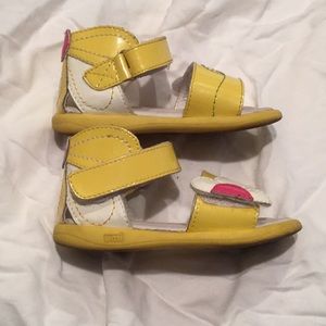 Umi | Shoes | Umi Leather Upper And Lined Yellow Sandal Good Con | Poshmark